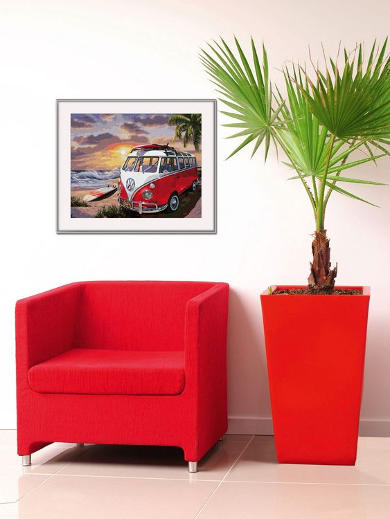 Schipper 609130861 - Malen nach Zahlen, Volkswagen T1, VW-Bulli, 50 x 40 cm kaufen - Spielwaren ...