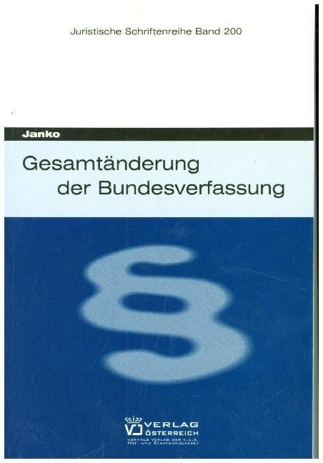 "Gesamtänderung der Bundesverfassung" online kaufen