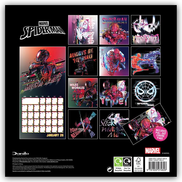 "Marvel Spider-Man – Spiderman – Offizieller Kalender 2026" kaufen