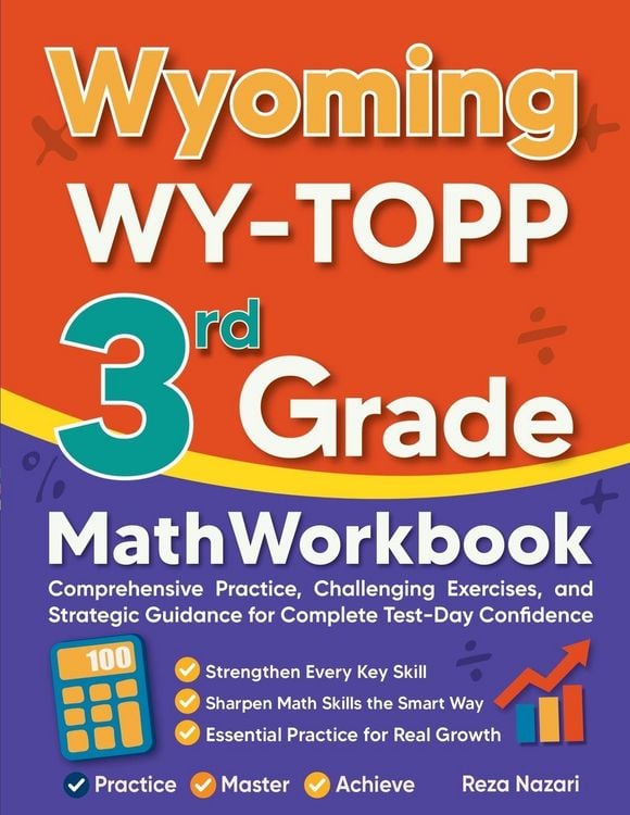 "Wyoming WY-TOPP 3rd Grade Math Workbook" auf Englisch kaufen