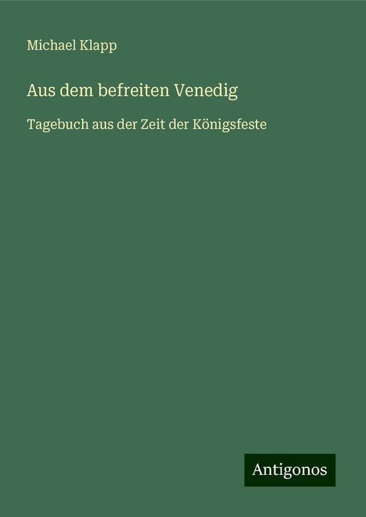 "Aus dem befreiten Venedig" online kaufen