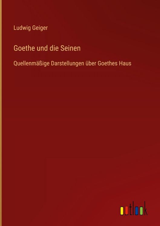 "Goethe und die Seinen" online kaufen