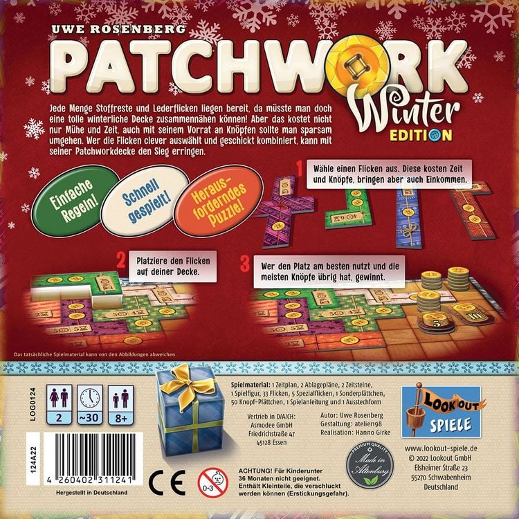 Lookout Spiele - Patchwork Winter-Edition kaufen - Spielwaren | Thalia