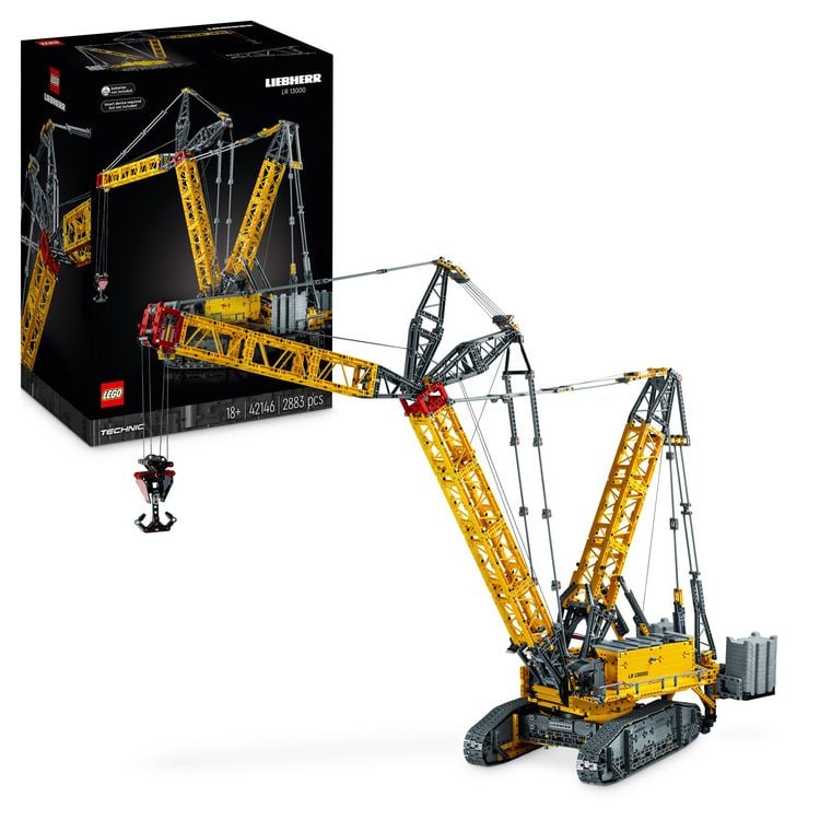 LEGO Technic 42146 Liebherr LR 13000 Raupenkran Set, ferngesteuerter ...
