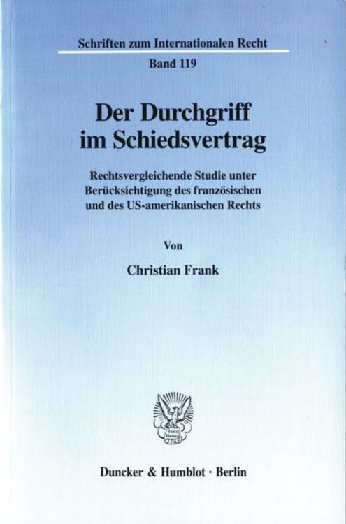 "Der Durchgriff im Schiedsvertrag." online kaufen