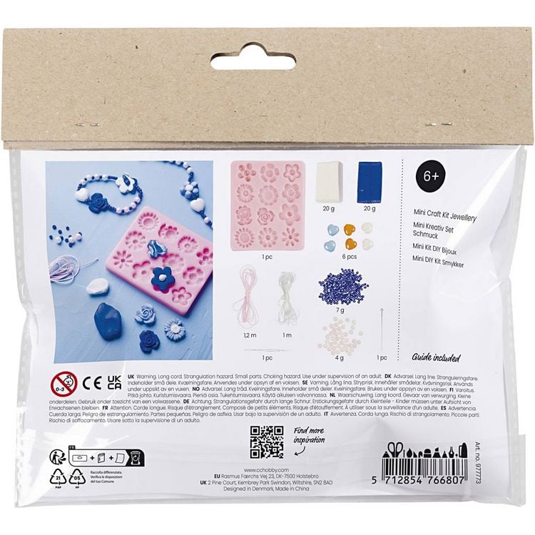 Creativ Company Mini Kreativ Set Schmuck, Blumen, sortierte Farben ...