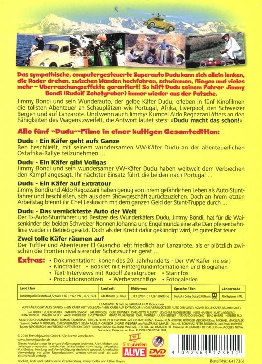 Dudu - Komplettbox [5 DVDs] von Rudolf Zehetgruber - DVD | Thalia