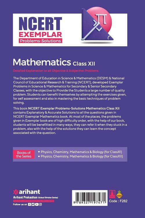 NCERT Exemplar Problems-Solutions Mathematics class 12th online bestellen