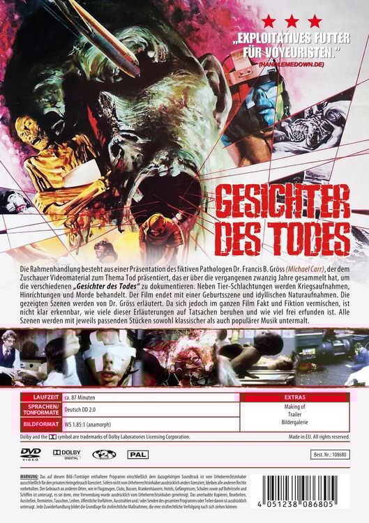 Gesichter des Todes - Neu bearbeitete Fassung von John Alan Schwartz ...