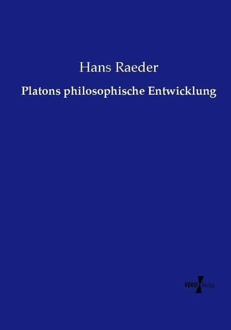 "Platons philosophische Entwicklung" online kaufen