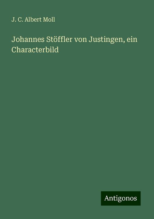 "Johannes Stöffler von Justingen, ein Characterbild" online kaufen