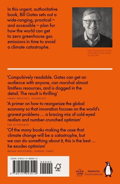 "How to Avoid a Climate Disaster" von Bill Gates Buch auf Englisch ...