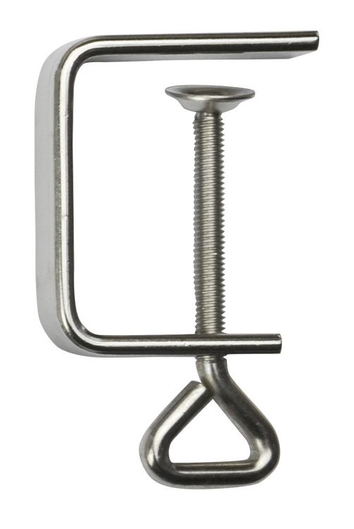PEBARO 24/04 - Zwinge, 40 mm Spannweite, vernickelt, Laubsägezwinge ...