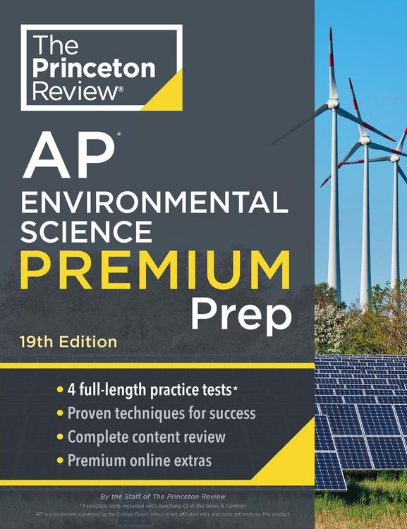 Princeton Review AP Environmental Science Premium Prep, 19th Edition ...