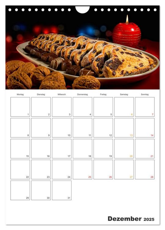 "KALENDER FÜR DIE KÜCHE VON LUDVIK RAJBAR (Wandkalender 2025 DIN A4 ...