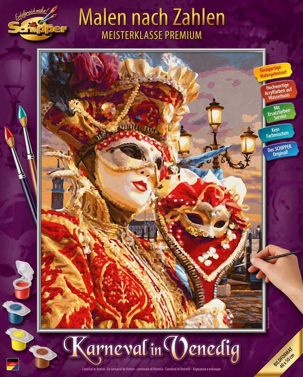 Schipper 609130788 - Malen nach Zahlen, Romantische Gasse, 40x50 cm kaufen - Spielwaren | Thalia