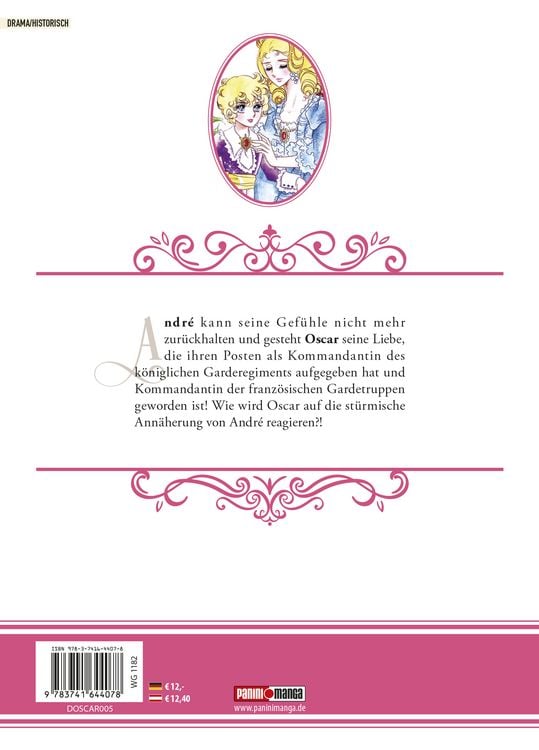 "Lady Oscar: Die Rose von Versailles 05" von Riyoko Ikeda bei bücher.de ...