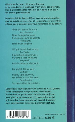 Dictionnaire Des Rimes von P. M. Quitard. Bücher | Orell Füssli