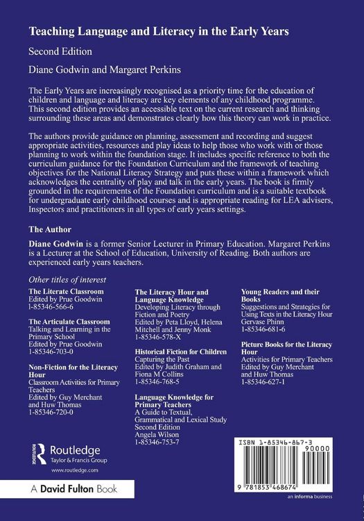 Teaching Language and Literacy in the Early Years - Grundschule ...