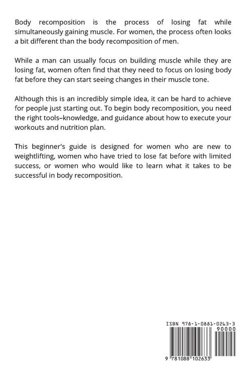 "Body Recomposition for Women" auf Englisch kaufen