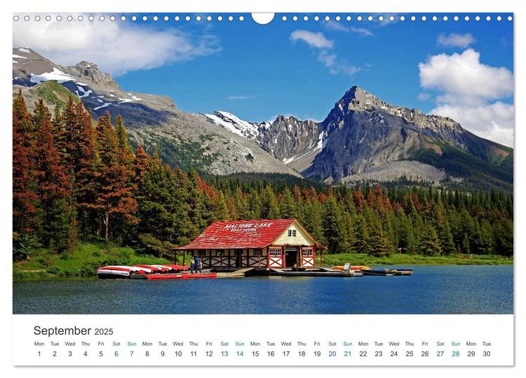 "Journey through Alberta and British Columbia (Wall Calendar 2025 DIN ...