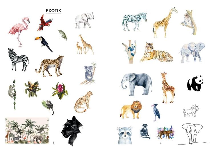 "Bullet Journal Stickerbuch – Tiere: 600 Tiere aus aller Welt – von süß ...