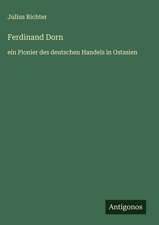 "Ferdinand Dorn" online kaufen