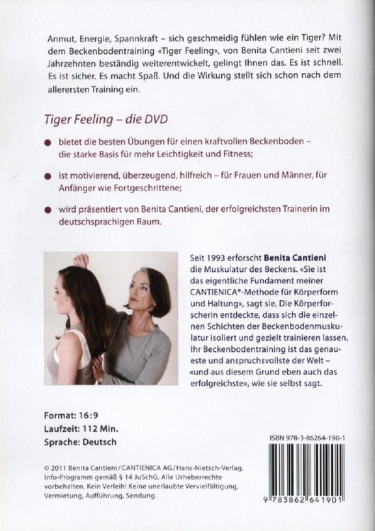 Tiger Feeling - Das perfekte Beckenbodentraining für Mann & Frau - DVD ...