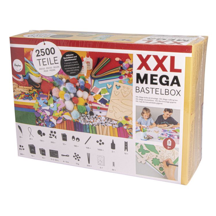 XXL-Mega-Bastelbox, 2.500 Teile, kaufen