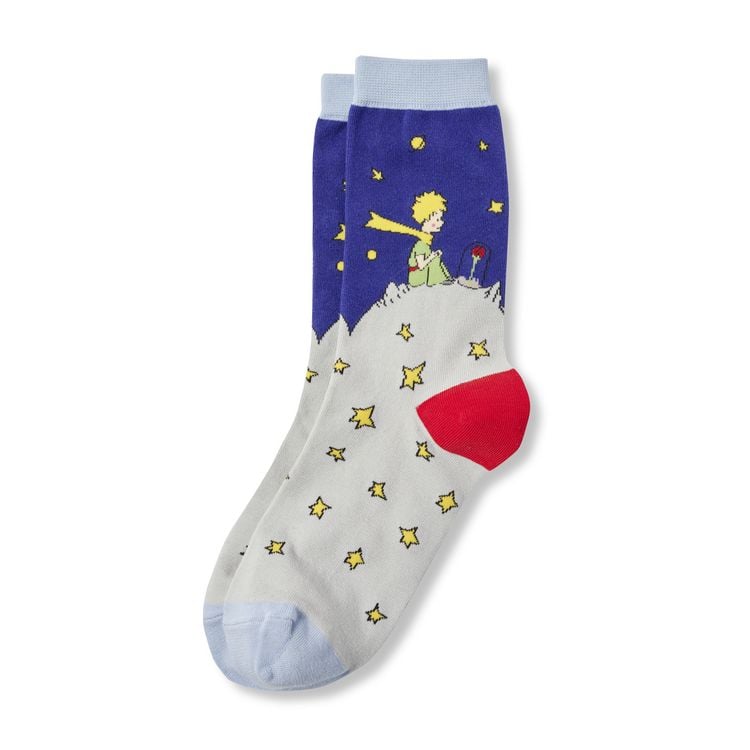 Socke "Der kleine Prinz", Rose, dunkelblau, Gr. 41-46 online bestellen | Thalia