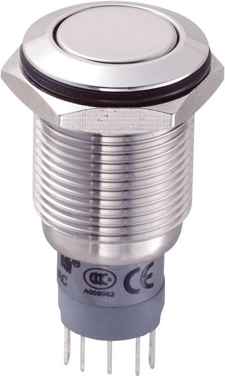 TRU COMPONENTS 701954 LAS2GQF-11/S/P Vandalismusgeschützter Drucktaster ...