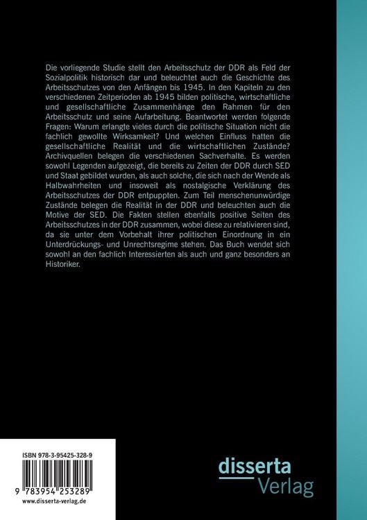 "Arbeitsschutz in der DDR: Kommunistische Durchdringung fachlicher ...