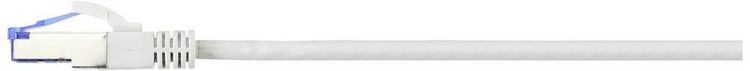 Renkforce RF-5266148 RJ45 Netzwerkkabel, Patchkabel CAT 6a S/FTP 20.00 m Grau Slimline, Flexibel ...