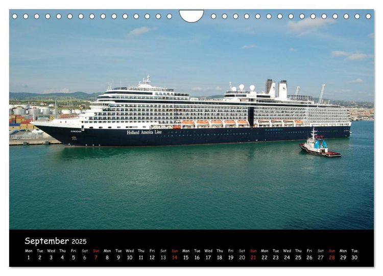 "Cruise ships around the world (Wall Calendar 2025 DIN A4 landscape ...