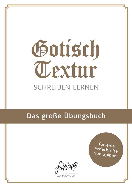"Kalligraphie lernen leicht gemacht / Gotisch Textur Kalligraphie ...