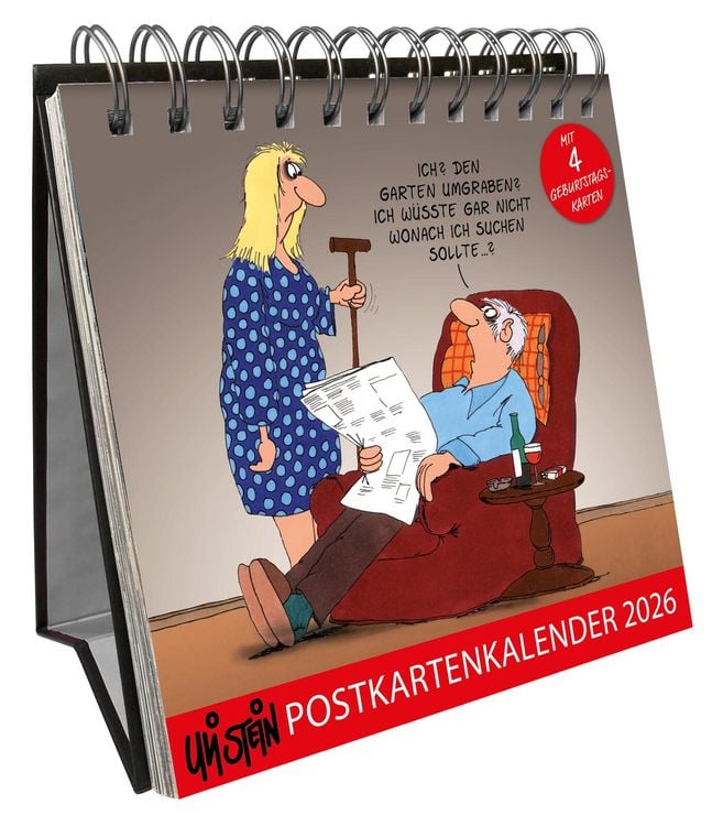 "Uli Stein Postkartenkalender 2026" kaufen