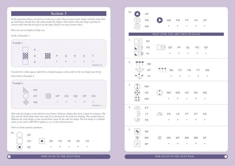 11+ Non-Verbal Reasoning Practice Papers Book 1 - Schule & Lernen ...