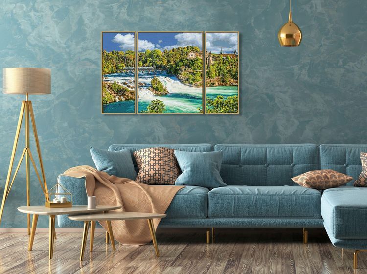 Schipper 609260888 - Malen nach Zahlen, Naturschauspiel Rheinfall, Triptchon kaufen - Spielwaren ...