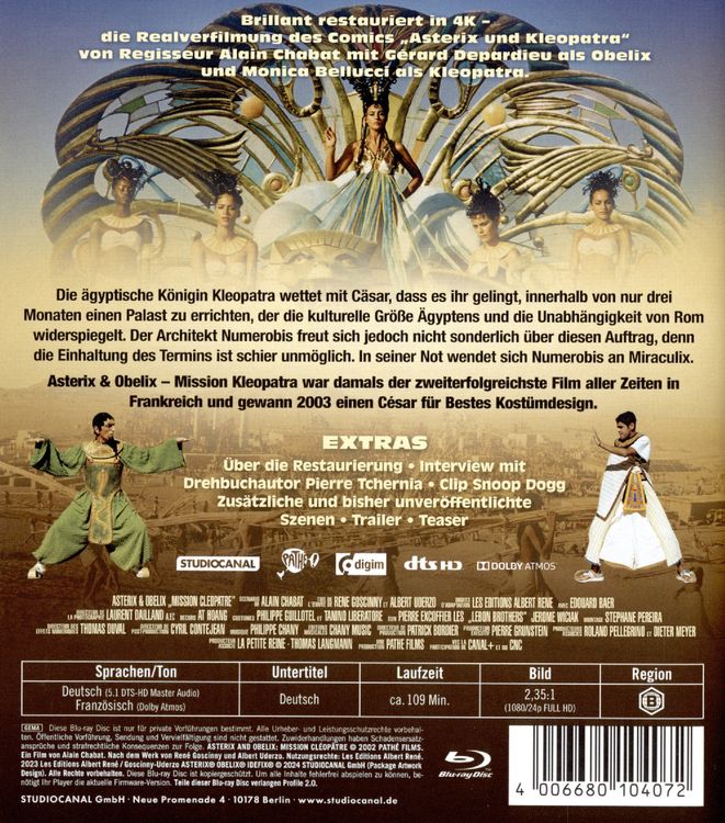 Asterix & Obelix - Mission Kleopatra als Blu-ray kaufen