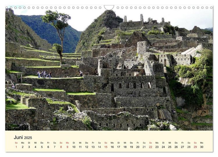 "Im Land der Inka (Wandkalender 2025 DIN A3 quer), CALVENDO ...