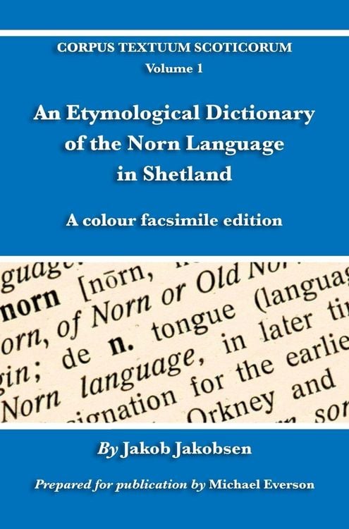 An Etymological Dictionary of the Norn Language in Shetland online ...