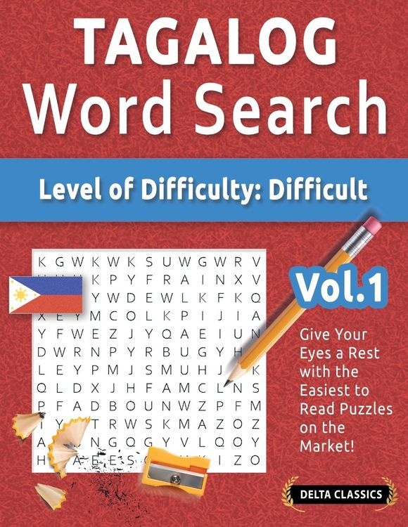 Tagalog Word Search - Level Of Difficulty - Englische Bücher Schulbuch ...