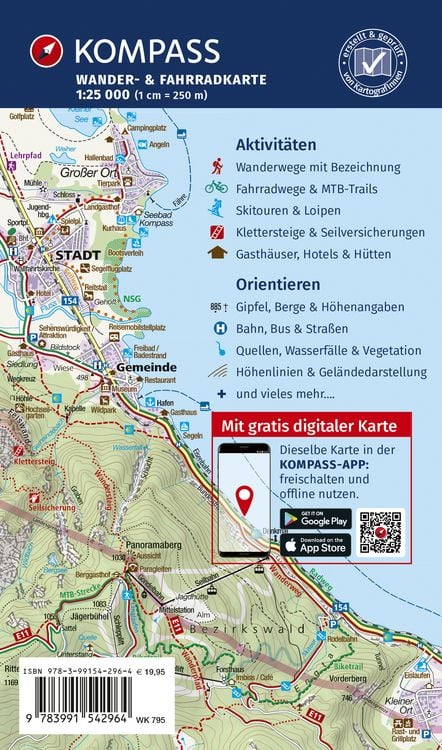 "KOMPASS Wanderkarten-Set 795 Berchtesgadener und Chiemgauer Alpen (3 ...