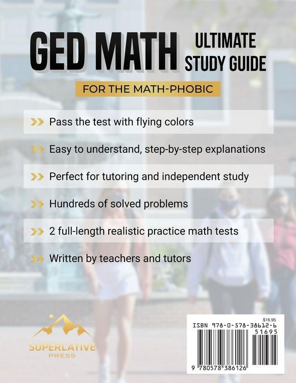GED Math Ultimate Study Guide for the Math-Phobic - Schule & Lernen Schulbuch - 978-0-578-38612 ...
