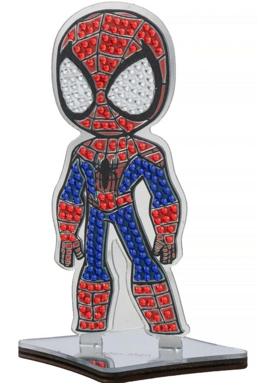 Craft Buddy CAPLB-31MCU007 - Crystal Art Mirror Buddies, Marvel, Spidey ...