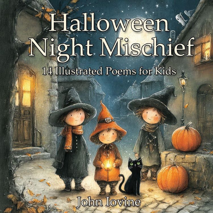 "Halloween Night Mischief - 14 Illustrated Poems for Kids" auf Englisch ...
