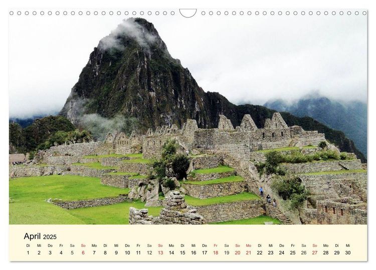 "Im Land der Inka (Wandkalender 2025 DIN A3 quer), CALVENDO ...