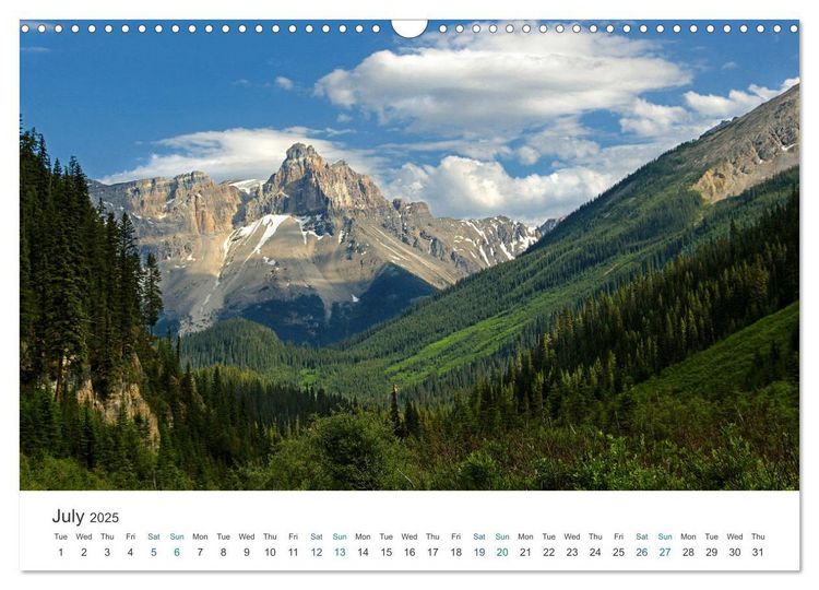 "Journey through Alberta and British Columbia (Wall Calendar 2025 DIN ...