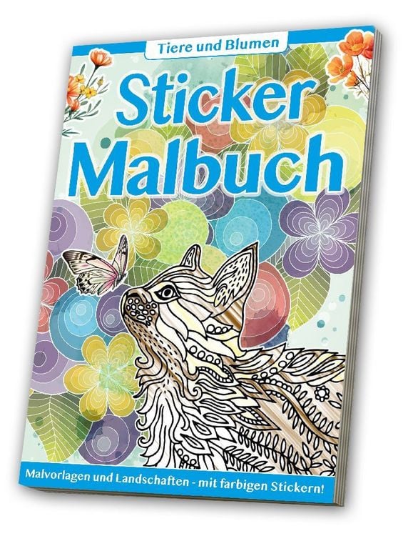 "Sticker Malbuch: Erwachsene - Tiere & Blumen" online kaufen