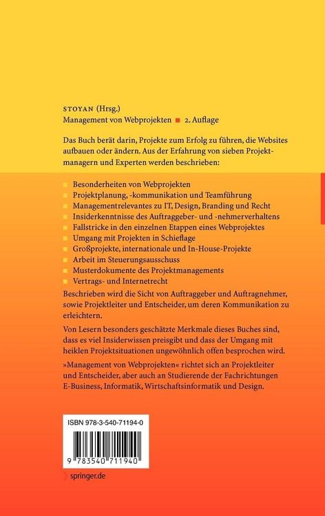 "Management von Webprojekten" online kaufen